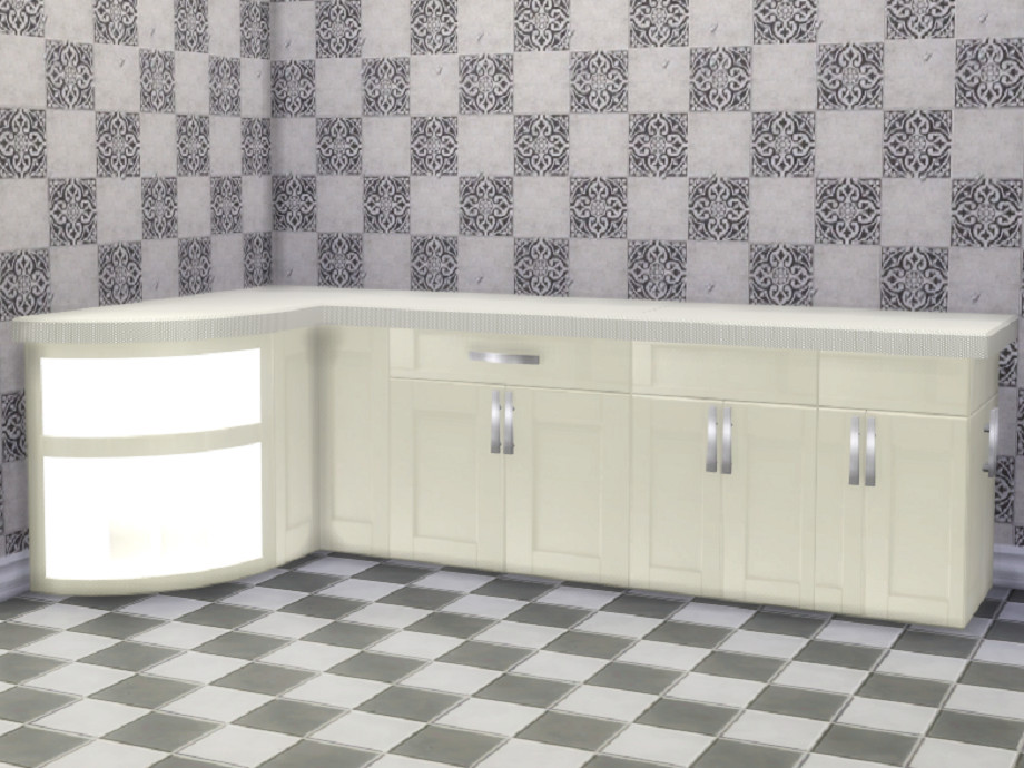 The Sims Resource | Retro ReBOOT R&R Kitchen Diner Counter