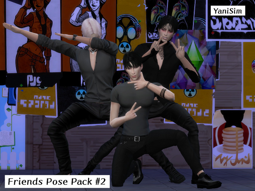 The Sims Resource - Friends Pose Pack #2