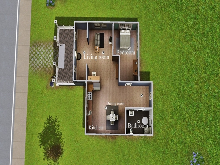 The Sims Resource - Base Game Starter House