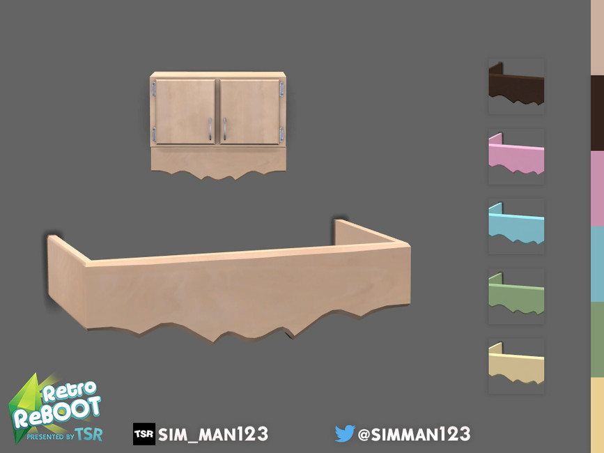 The Sims Resource - Retro ReBOOT - Single Tile Window Trim