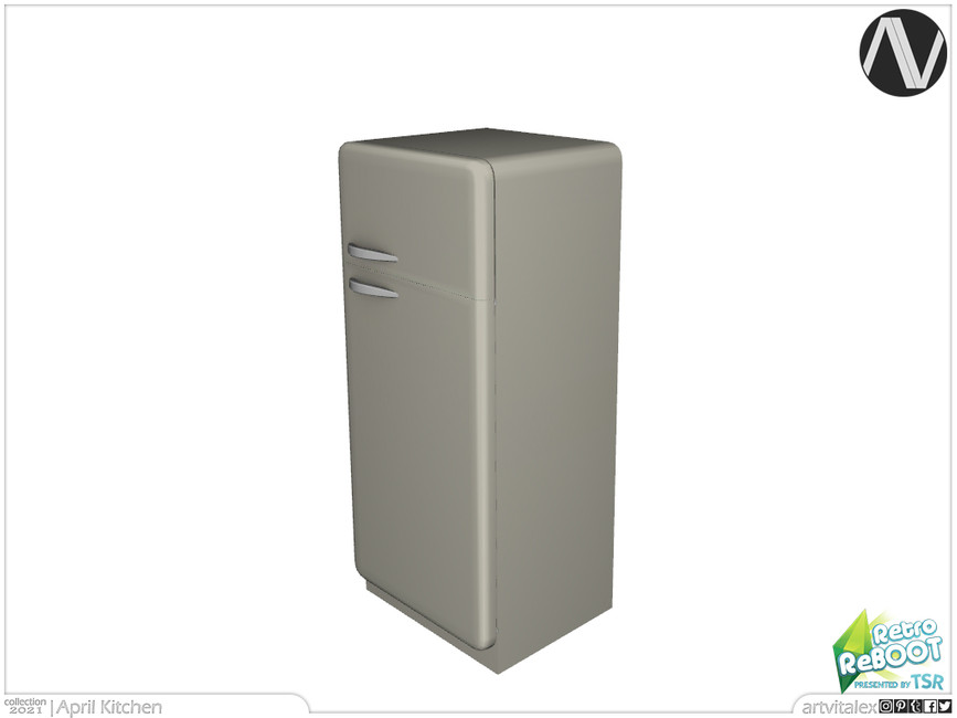 The Sims Resource - Retro ReBOOT - April Refrigerator