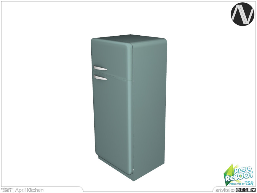 The Sims Resource - Retro ReBOOT - April Refrigerator