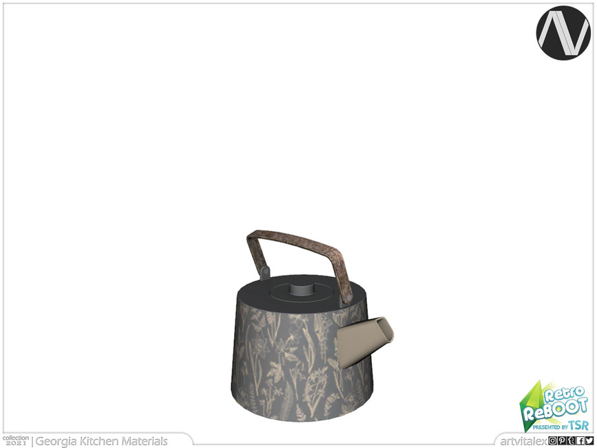 The Sims Resource - Retro ReBOOT - Georgia Teapot