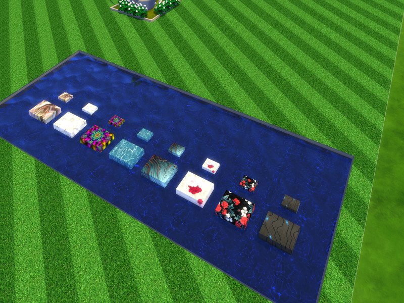 The Sims Resource | Pool/Fountain Slab Spring Recolor Part 2