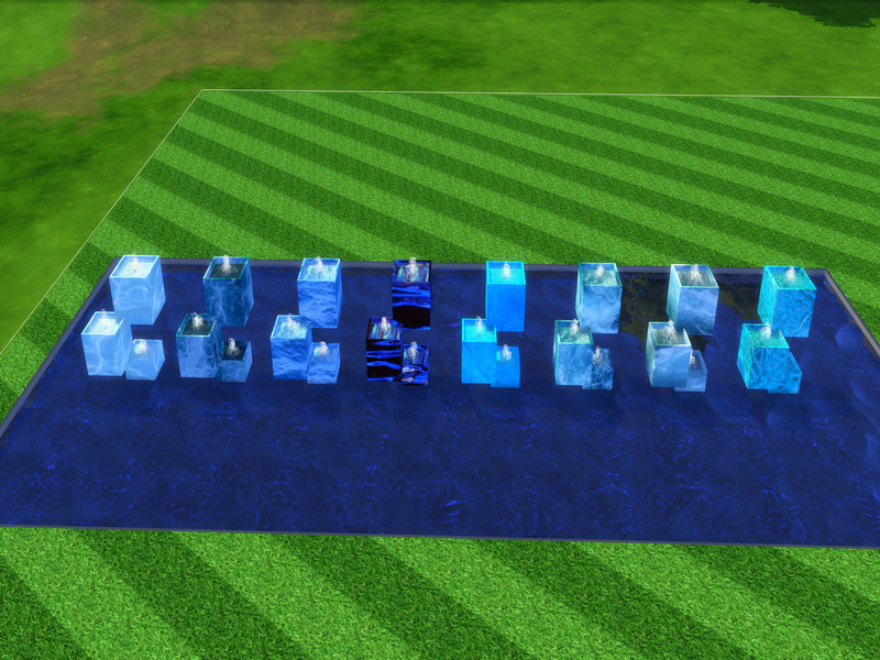 The Sims Resource | 3 Tiered Water Fountain Water Collection Part 2
