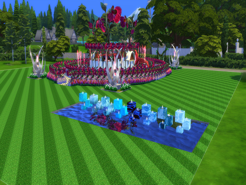 The Sims Resource | 3 Tiered Water Fountain Water Collection Part 2
