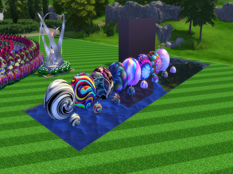 The Sims Resource | Sphere Fountain Spring Collection Part 4: Crazy Fun