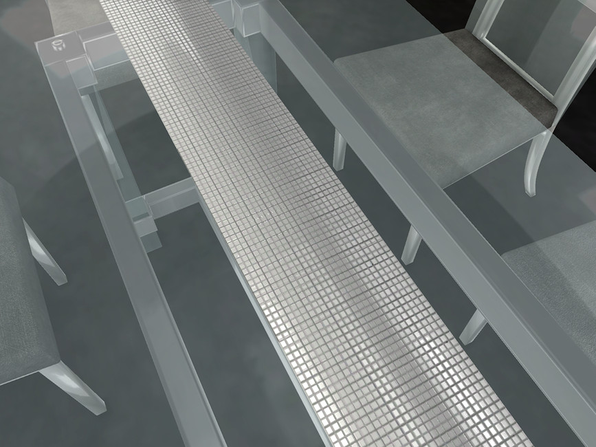 The Sims Resource - Table Runner - Acrylic Dining Set