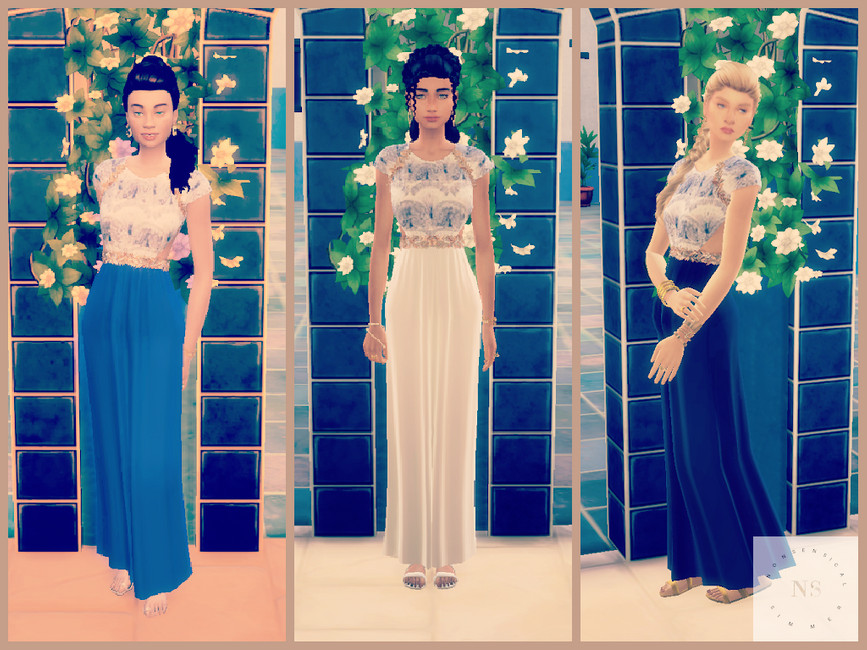 bekahluann's SLYD Lily Dress Greek Recolor Set 5