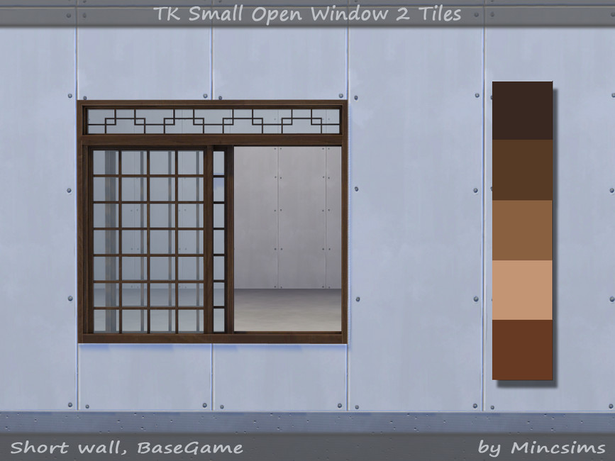 The Sims Resource - TK Small Open Window 2T