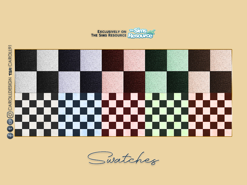 The Sims Resource - Retro ReBOOT 50s Floor