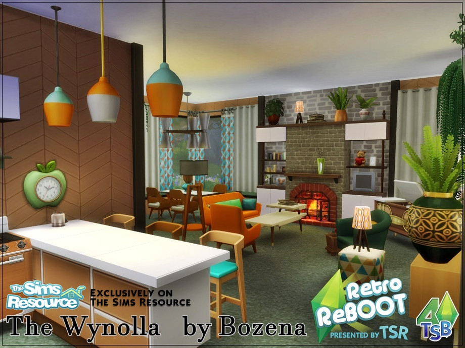 The Sims Resource | Retro ReBOOT - Vintage Home 'The Wynolla'
