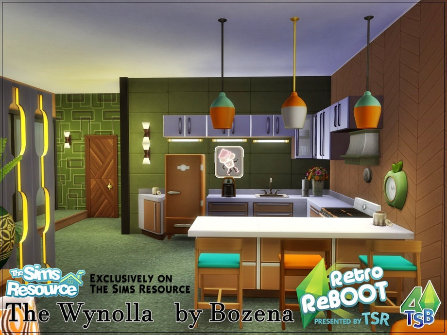 The Sims Resource | Retro ReBOOT - Vintage Home 'The Wynolla'