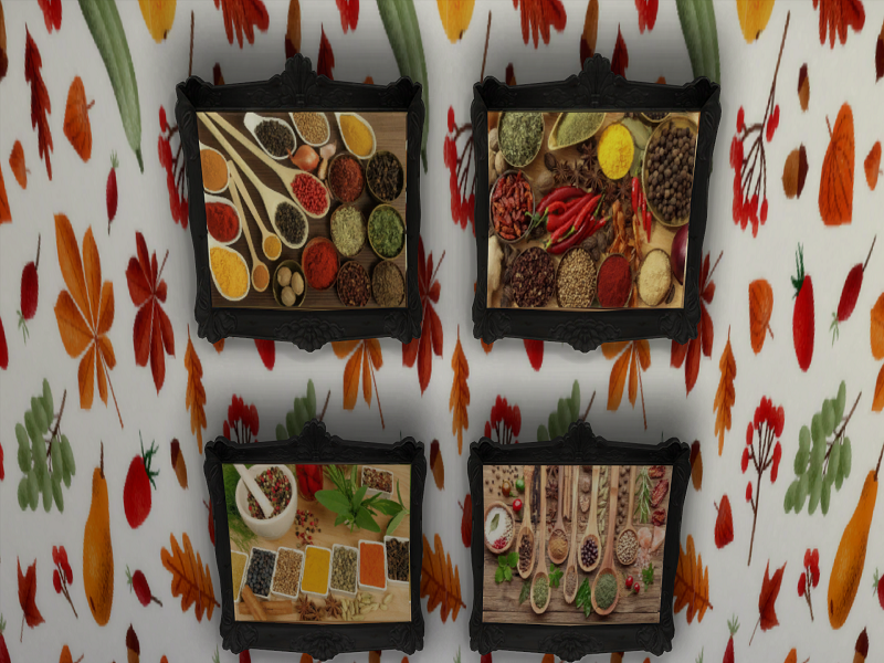 The Sims Resource | Denyse_Frame spices herbs 1
