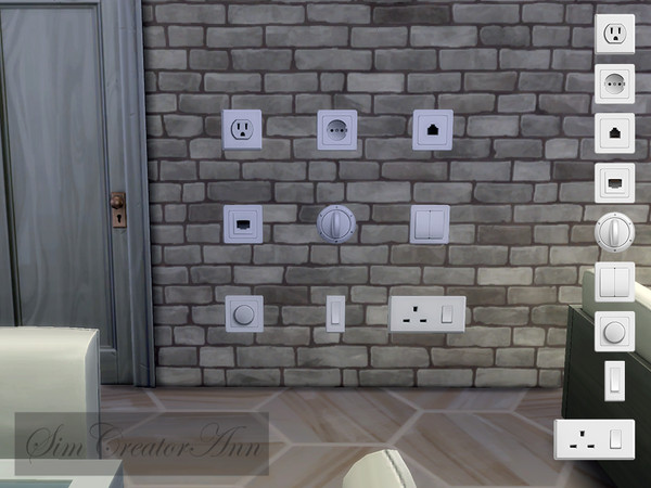The Sims Resource | Switches & Sockets