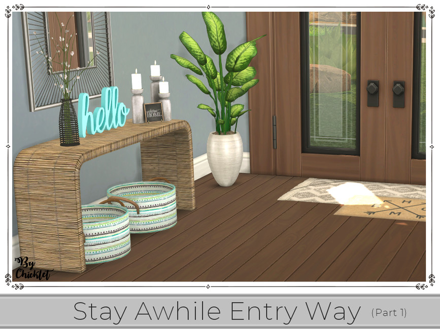 The Sims Resource - Stay Awhile Entry Way (Part 1)