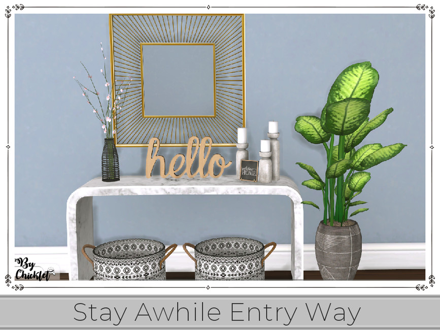 The Sims Resource - Stay Awhile Entry Way (Part 1)