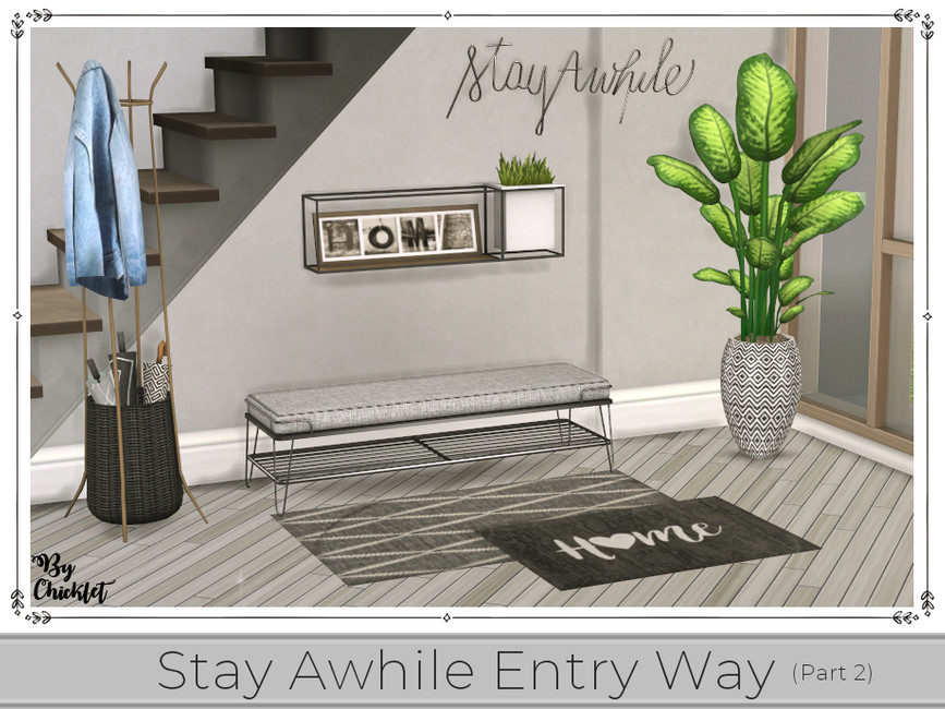 The Sims Resource - Stay Awhile Entry Way (Part 2)