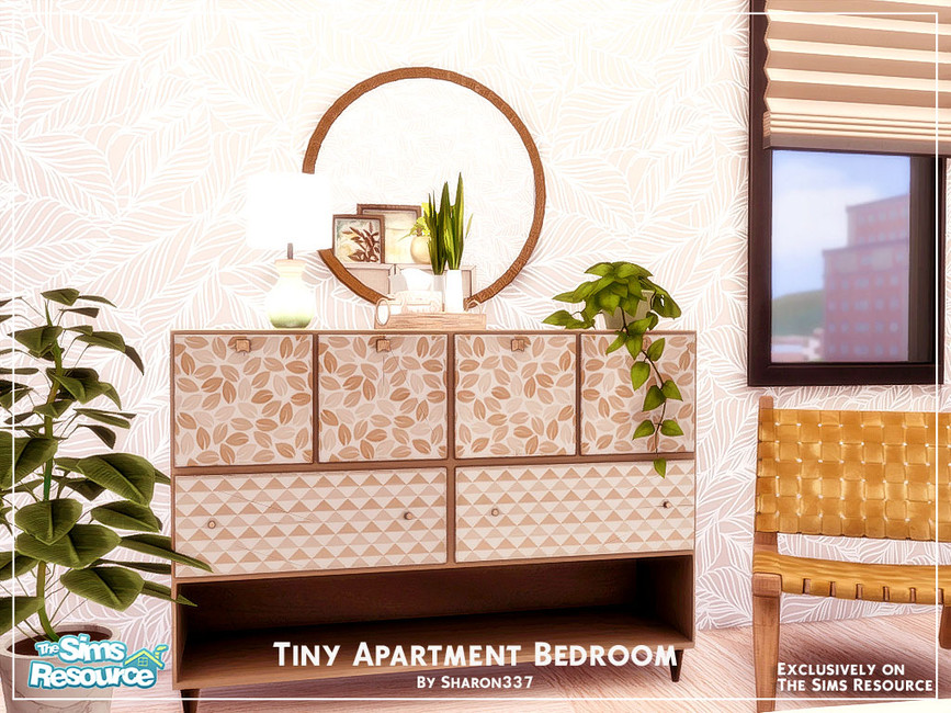 The Sims Resource - Tiny Apartment Bedroom