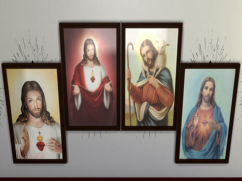 The Sims Resource | Denyse_Frame Jesus 01