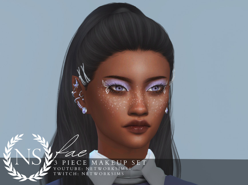 The Sims Resource - Fae Makeup Set - Networksims