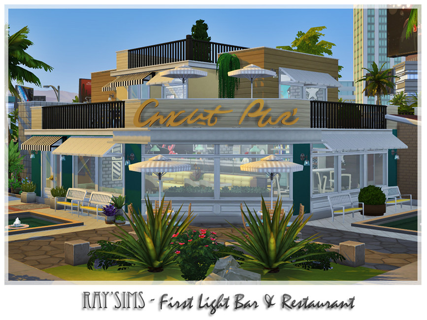 The Sims Resource - Retro ReBOOT - First Light Bar & Restaurant