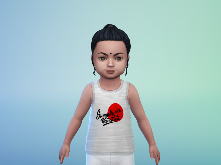The Sims Resource | Denyse_Toddler tank top male female 1