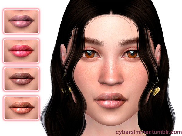 The Sims Resource | Natural Asymmetric Lips