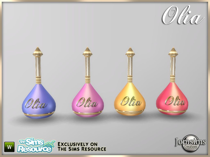 The Sims Resource - Olia beauty set deco perfume