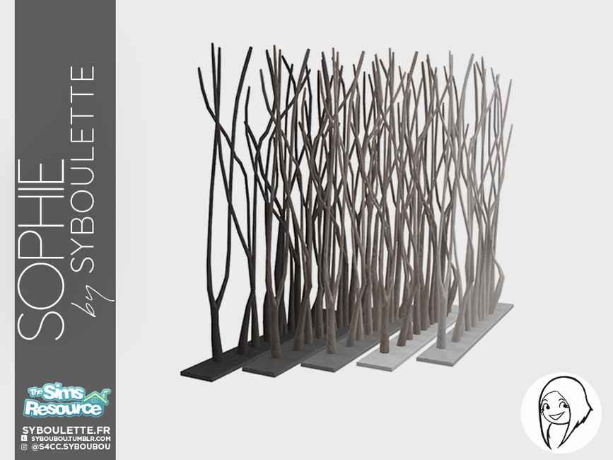 The Sims Resource - Sophie - Branches Room Divider