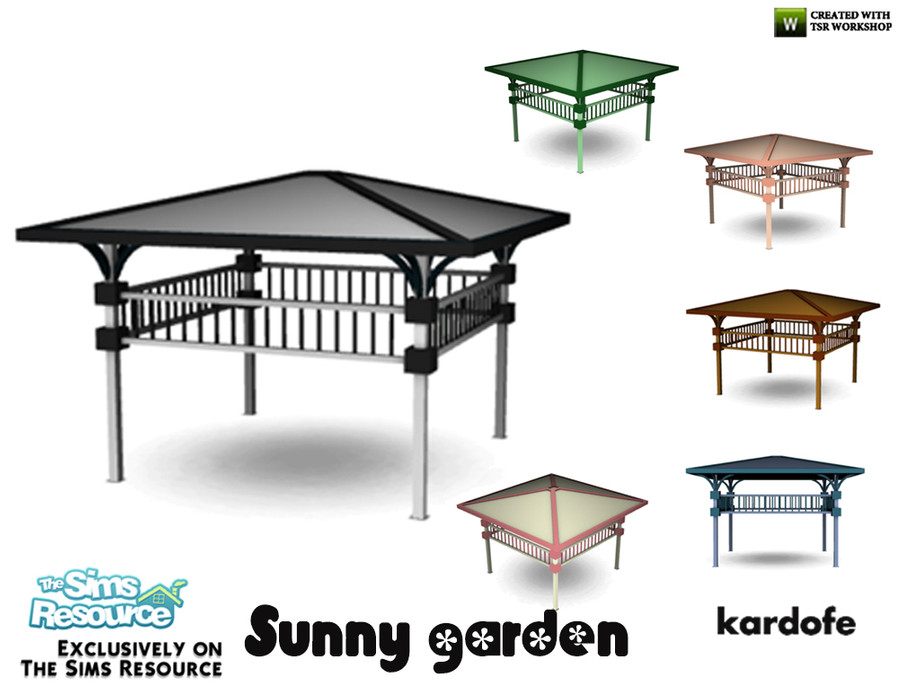 The Sims Resource | kardofe_Sunny garden_Pergola