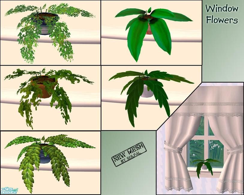 The Sims Resource - Window Flowers