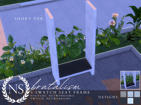 The Sims Resource | Networksims - Brutalism Frame (Short)