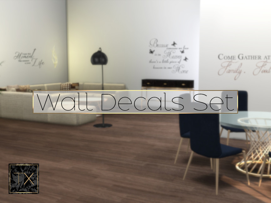 The Sims Resource - Wall Decals Set