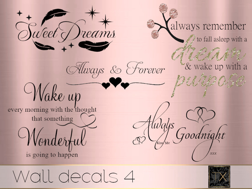 The Sims Resource - Wall Decals 4