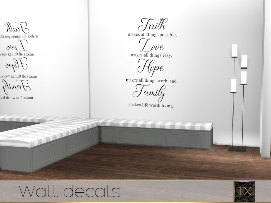 The Sims Resource | Wall Decals