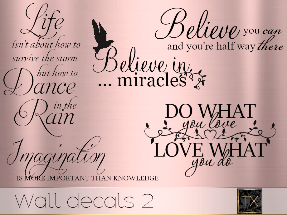 The Sims Resource | Wall Decals 2