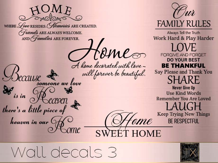 The Sims Resource | Wall Decals 3