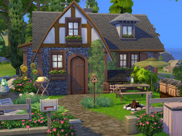 The Sims Resource - The Sims 4 // Rustic Finca // no CC