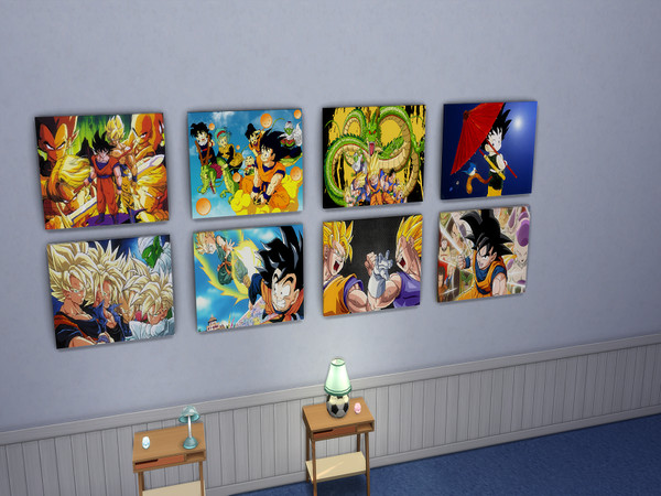The Sims Resource | paintings Dragon Ball Z