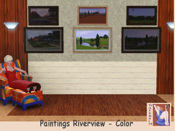 The Sims Resource | ws Riverview Painting Color