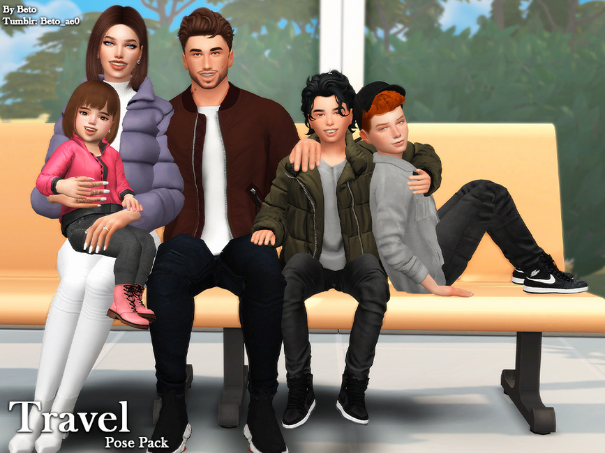 The Sims Resource - Travel (Pose Pack)