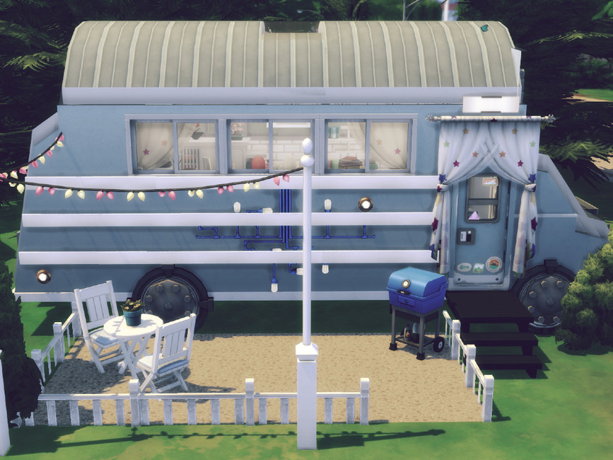 The Sims Resource - Blue Bus
