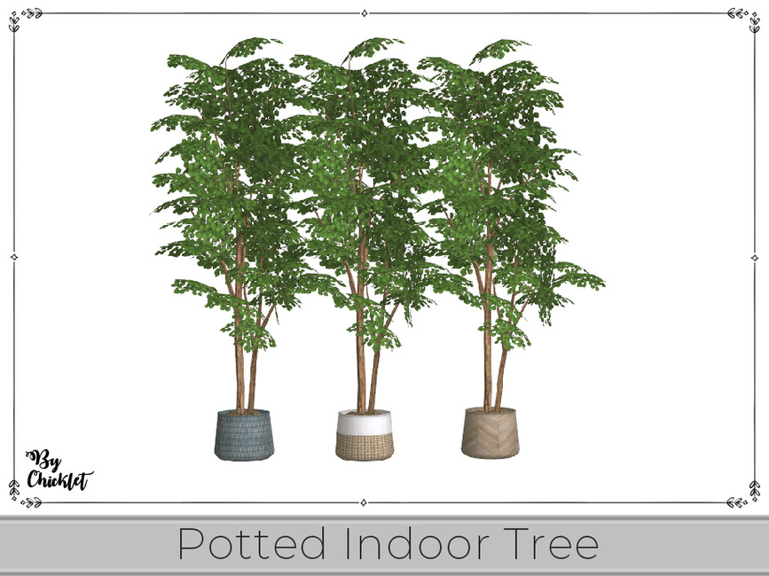 The Sims Resource - Plant Lover Potted Indoor Tree