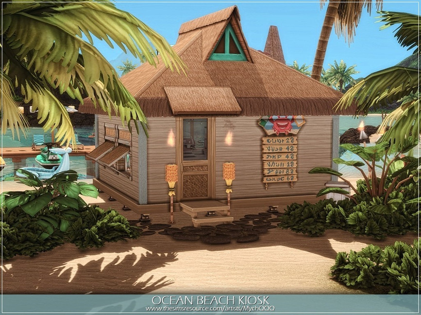 The Sims Resource - Ocean Beach Kiosk