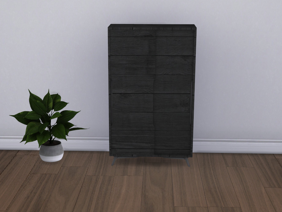 The Sims Resource | Modern Wooden Wardobe