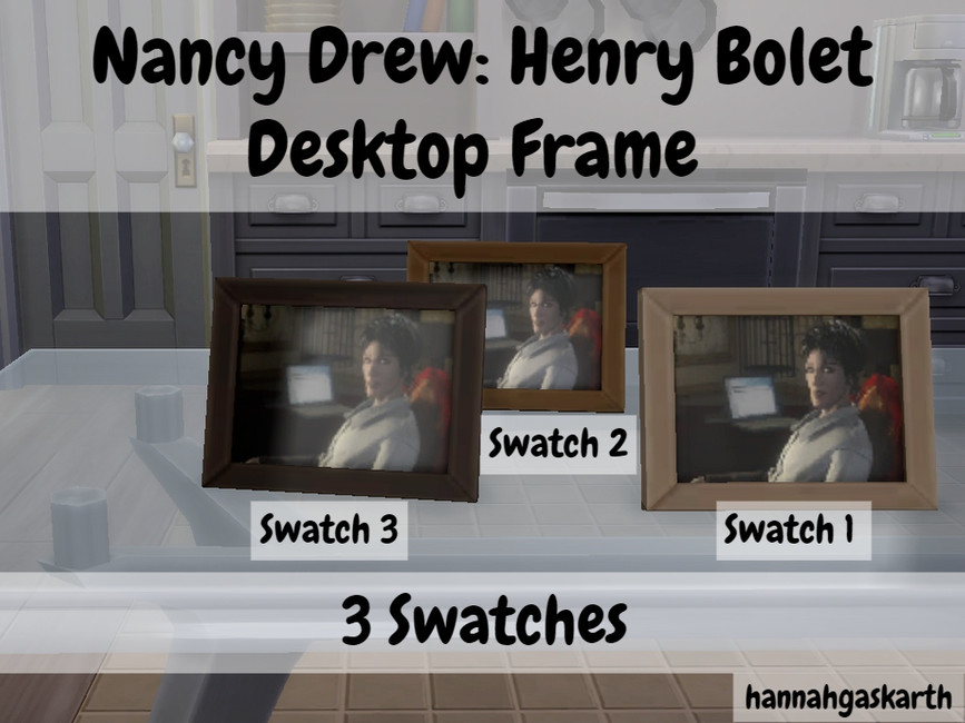 The Sims Resource - Nancy Drew: Henry Bolet Desktop Frame