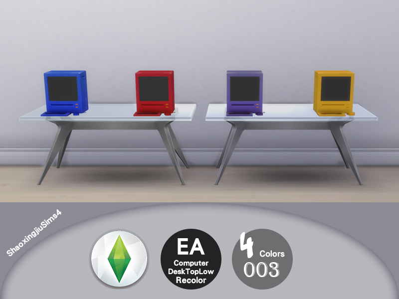 The Sims Resource | Computer DeskTopLow Recolor 003