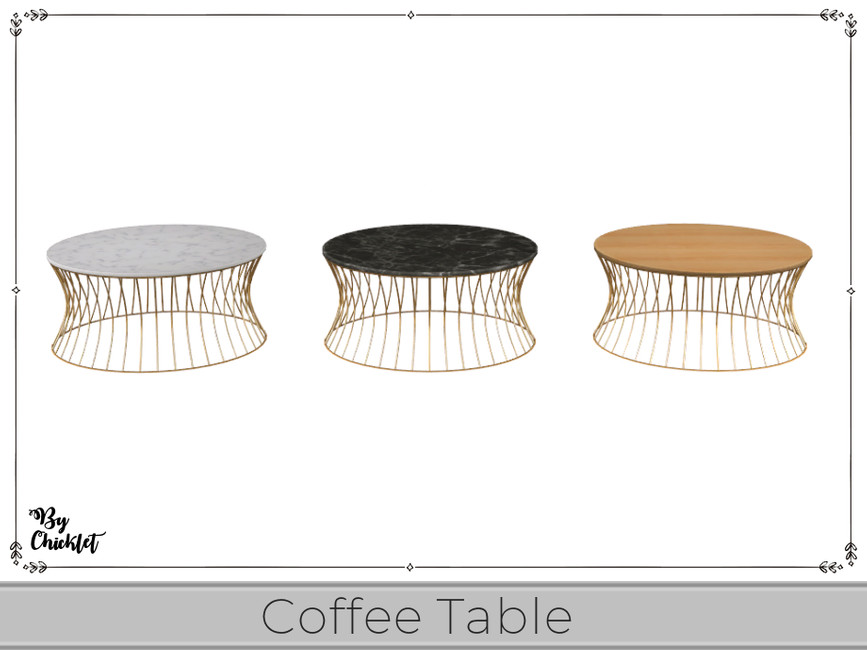 The Sims Resource - Refined Living Coffee Table