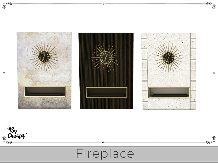 The Sims Resource - Refined Living Fireplace